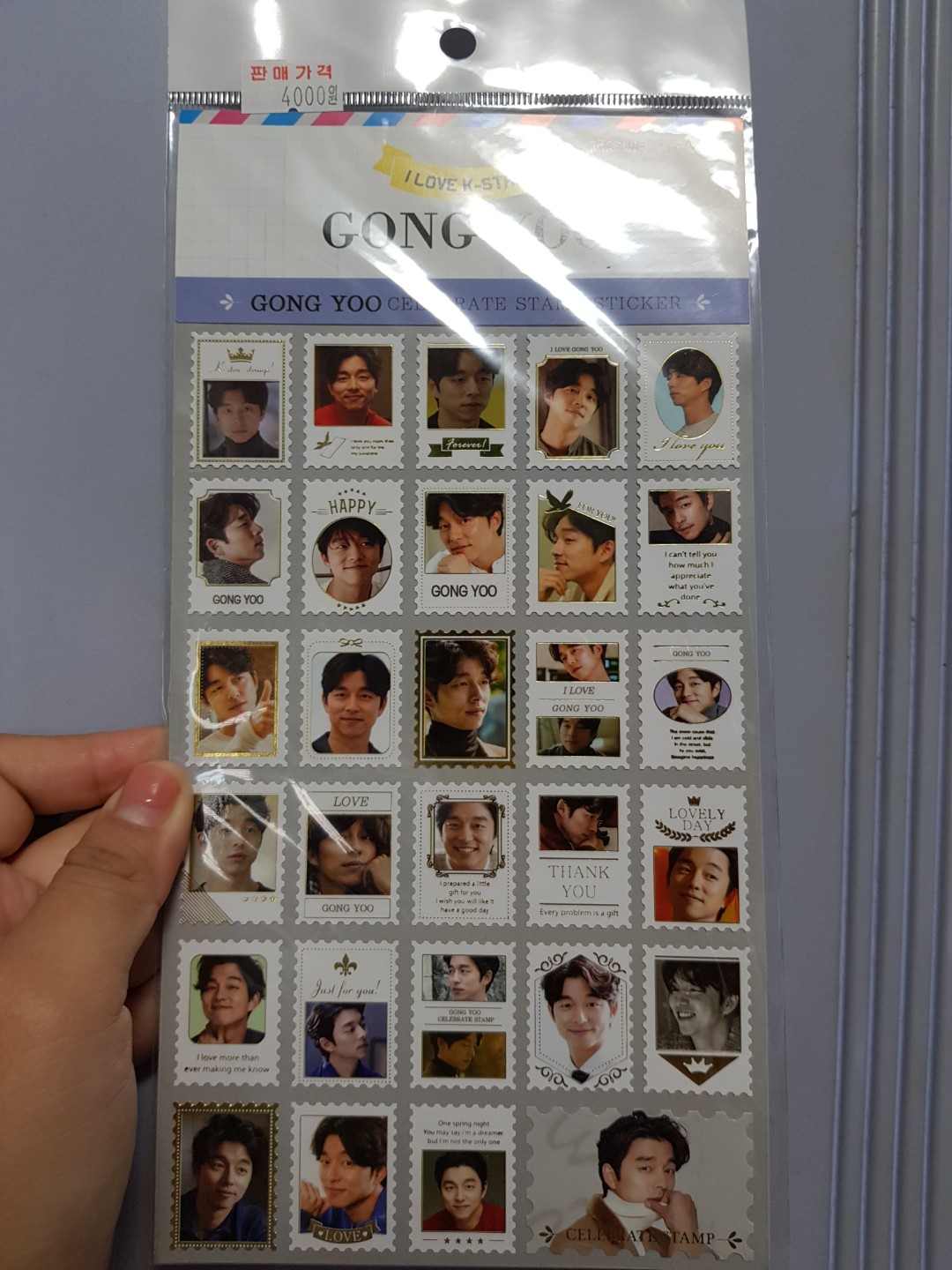 Free Brand New Gong Yoo Post Cards & Stickers, Hobbies & Toys ...