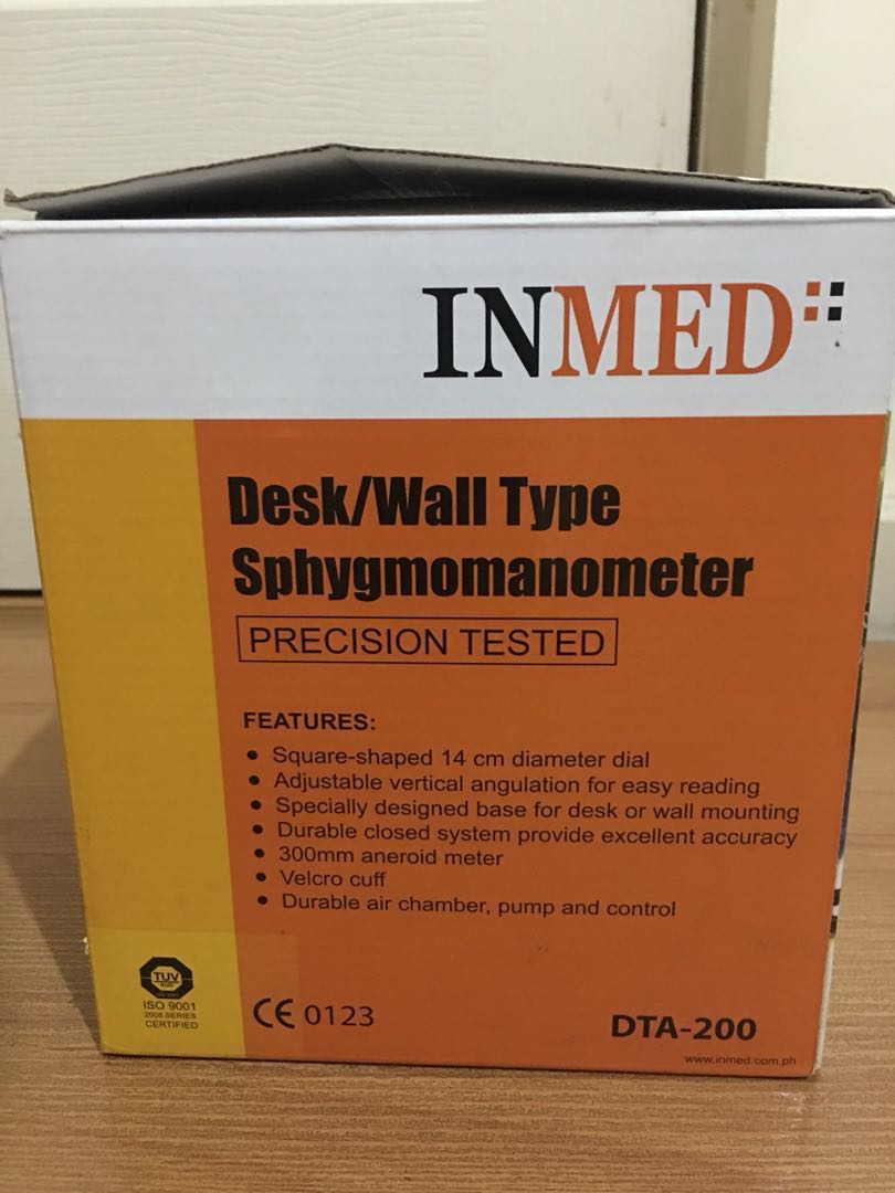 InMed Desk/Wall Type Sphygmomanometer bp monitor, Everything Else ...