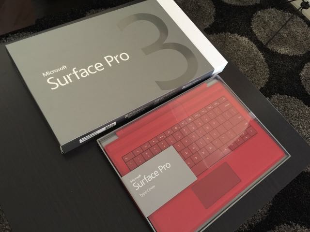 Microsoft Surface Pro 3 Type Cover ( German Keyboard ), Red (RD2-00077 ...
