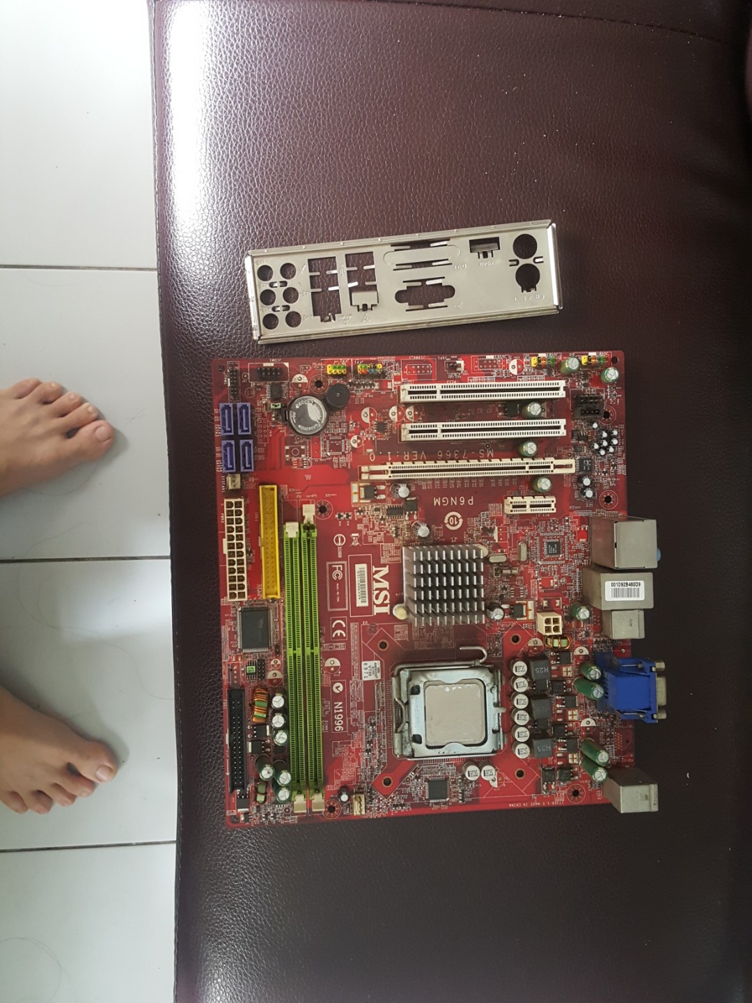 Motherboard +E8400 Core 2 duo 3.00ghz processor, Msi motherboard ...