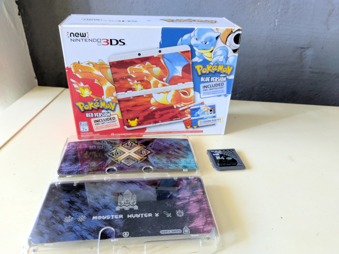 Top IPS screen 20th Anniversary Pokemon New Nintendo 3DS Modded, Video ...