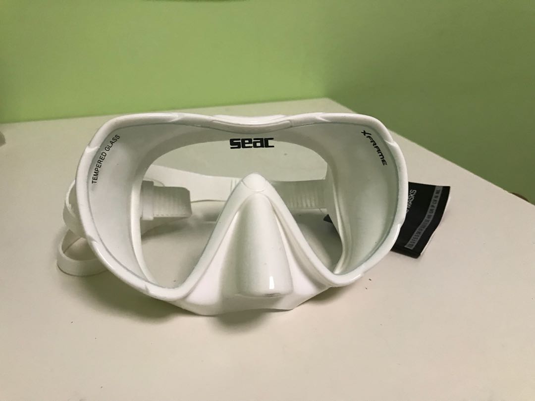 Seac X-Frame Dive Mask, Sports Equipment, Sports & Games, Water Sports ...