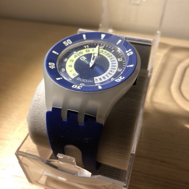 Swatch Diver Fun Scuba Whale Ride Watch, Luxury, Watches on Carousell