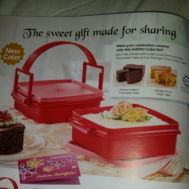 Tupperware Hari Raya Cakes Gift Set, Food & Drinks, Gift Baskets ...