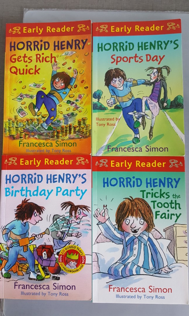 HORRID HENRY Storybooks (Set of 4), Hobbies & Toys, Books & Magazines ...
