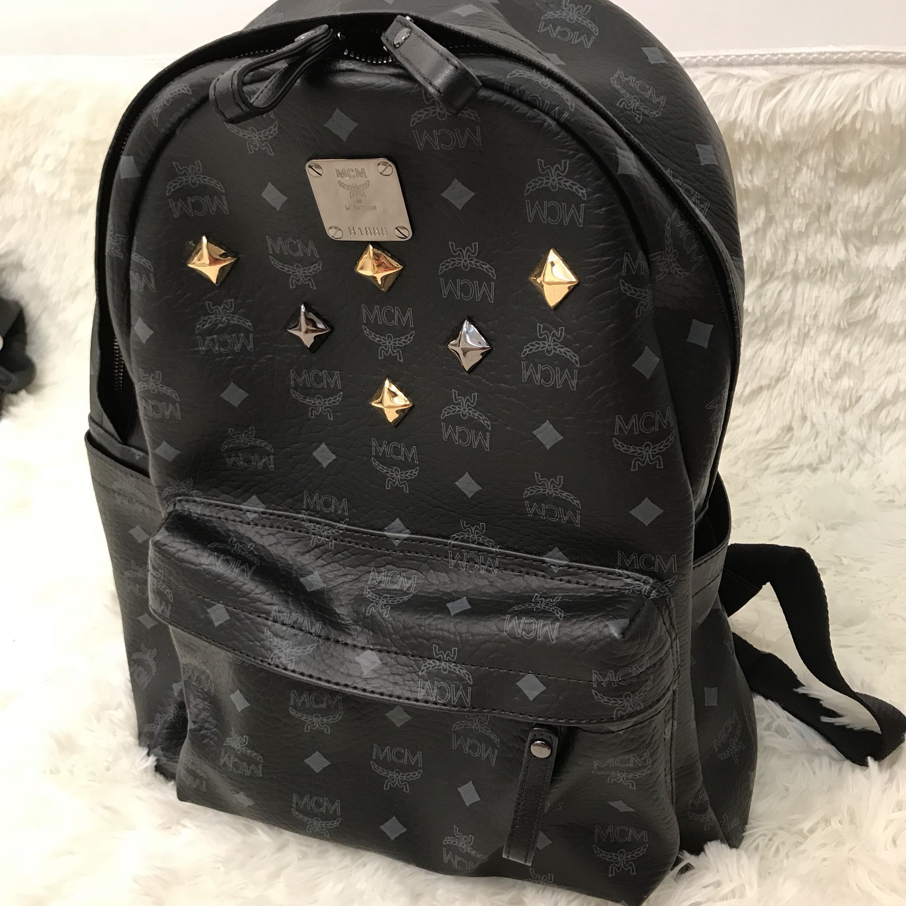 MCM Backpack, Luxury, Bags & Wallets on Carousell