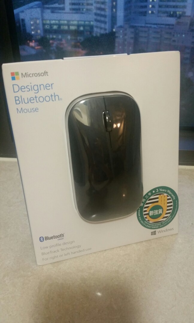全新未開封Microsoft 原廠設計師藍牙滑鼠 Designer Bluetooth Mouse, 電腦＆科技, 電腦周邊及配件, 電腦滑鼠 ...