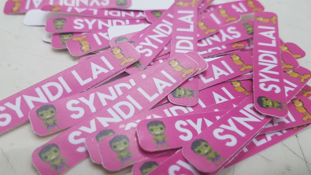 Name labels custom stickers dive waterproof unique, Hobbies & Toys ...