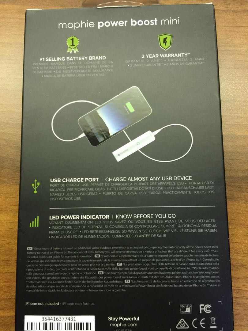 Power Boost mini (portable charger), Mobile Phones & Gadgets, Mobile ...