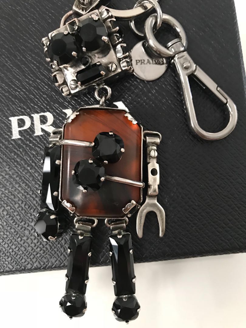 RARE Prada Robot 'Bijou' Keychain, Women's Fashion, Watches ...