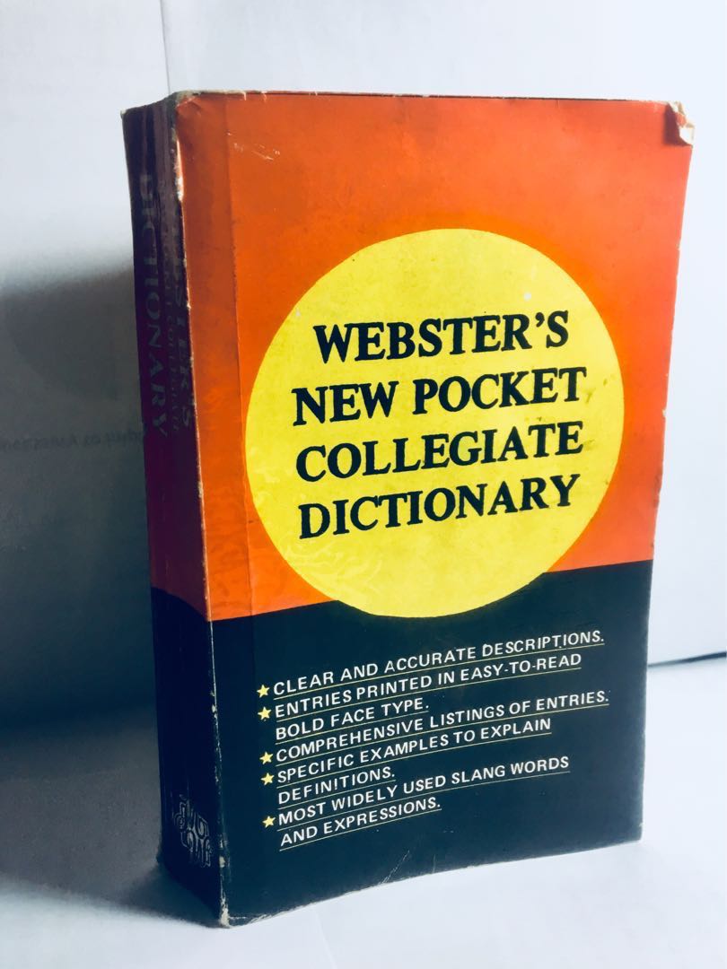 Webster’s New Pocket Collegiate Dictionary on Carousell