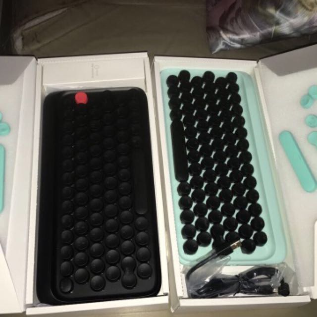 WTS Lofree Turquoise Blue Bluetooth/ Wireless Mechanical keyboard ...