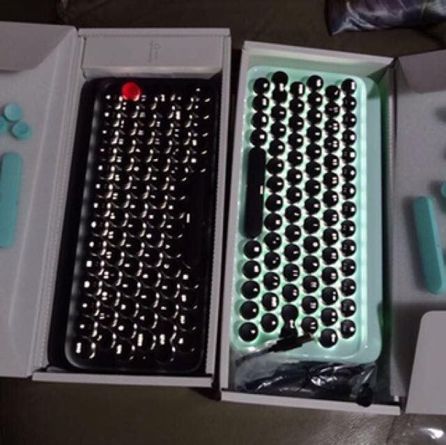 WTS Lofree Turquoise Blue Bluetooth/ Wireless Mechanical keyboard ...