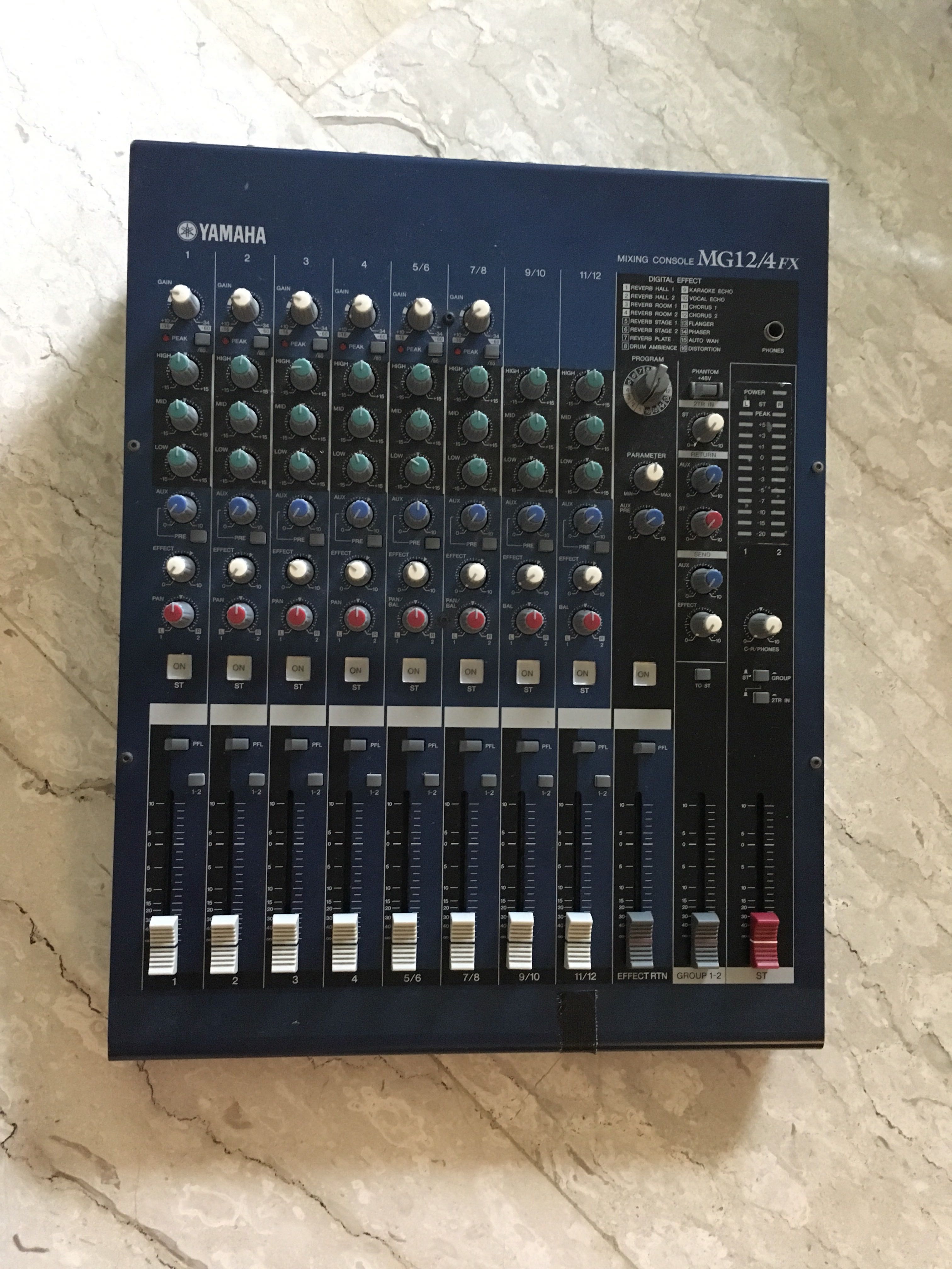 Yamaha MG 12 fx analog mixer, Hobbies & Toys, Music & Media, Musical ...