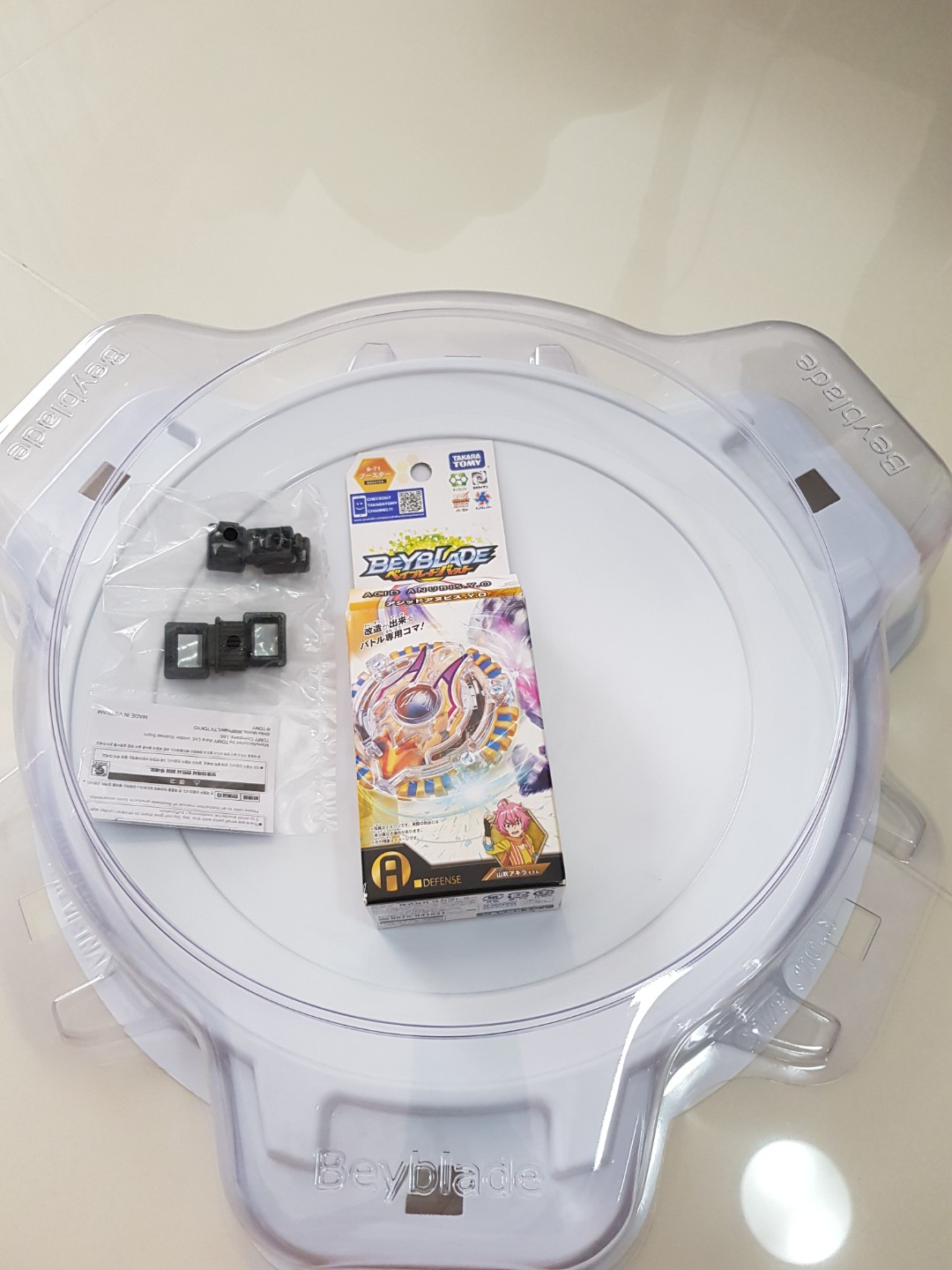 Beyblade burst ACID ANUBIS.Y.O booster box and staduim, Hobbies & Toys ...