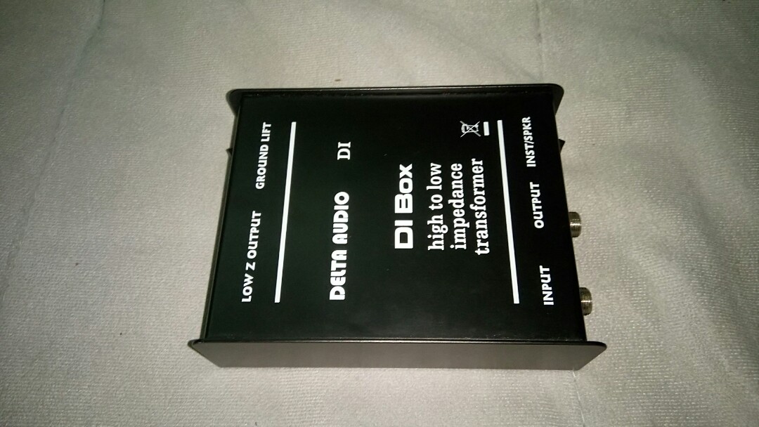 Delta audio DI box, Hobbies & Toys, Music & Media, Music Accessories on ...