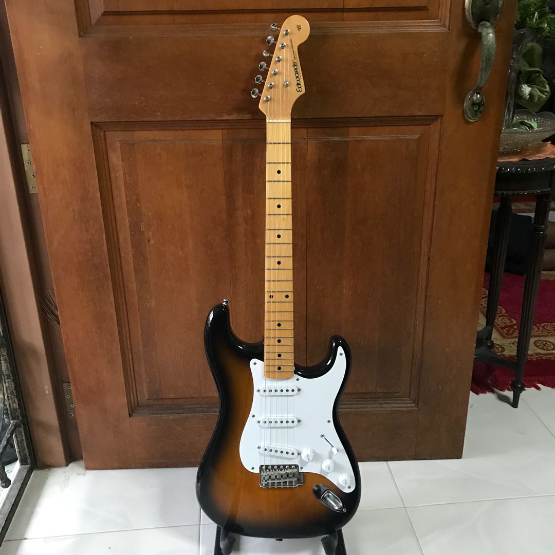 Edwards Stratocaster MIJ, Hobbies & Toys, Music & Media, Musical ...
