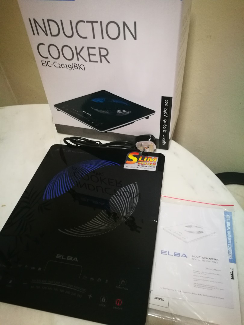 Elba Induction Cooker, TV & Home Appliances, Kitchen Appliances ...