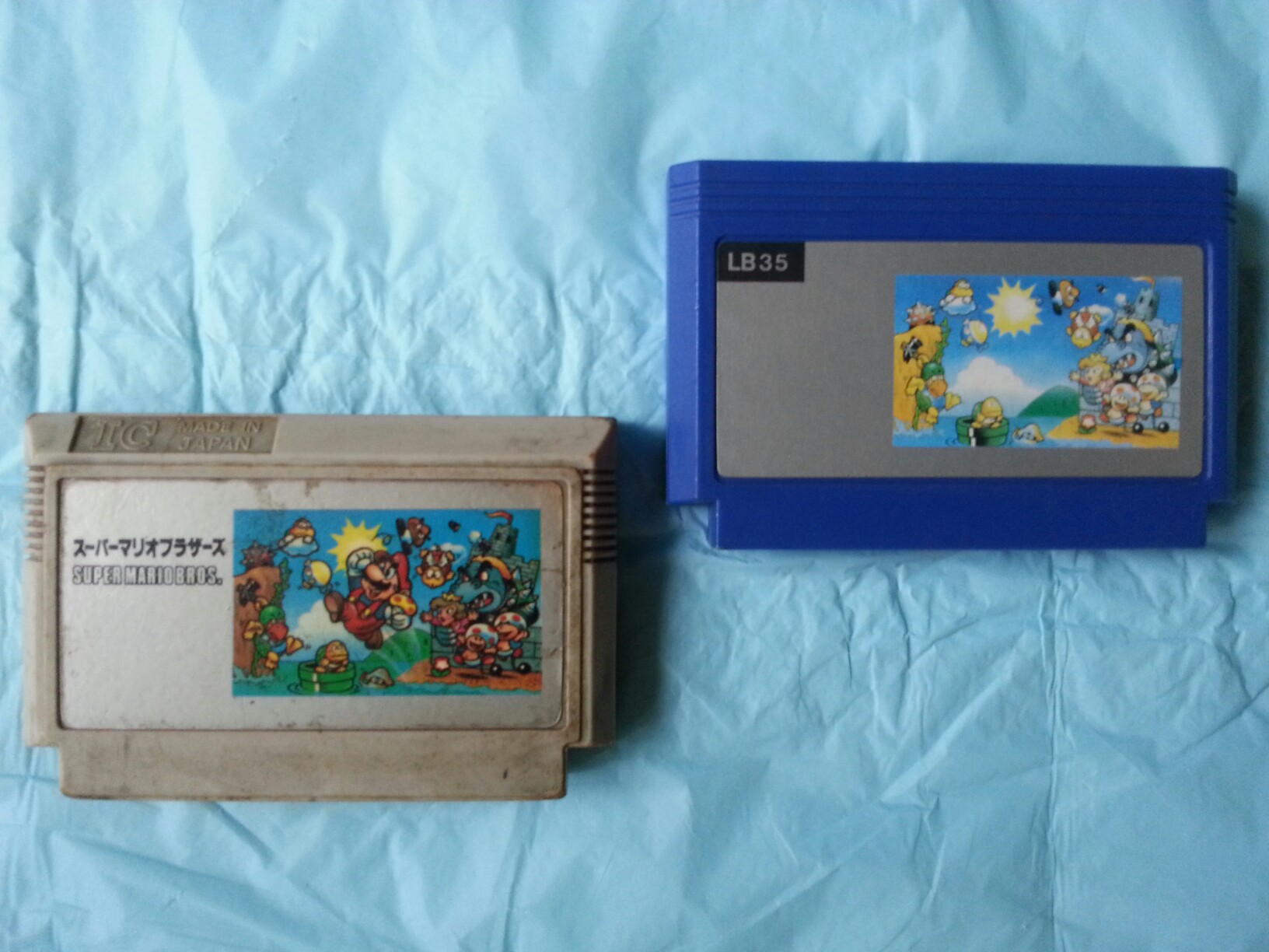 Family computer Mario cartridges (read first), Video Gaming, Video ...