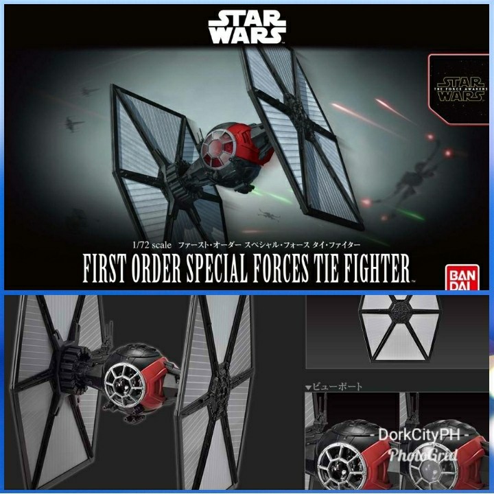 First Order Special Forces TIE Fighter 1/72 Bandai Model Kit, Hobbies ...