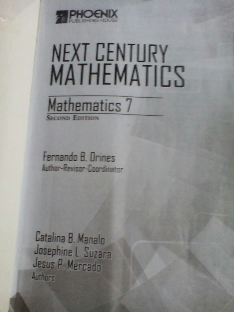 Grade 7 Math Textbook, Hobbies & Toys, Books & Magazines, Textbooks on ...