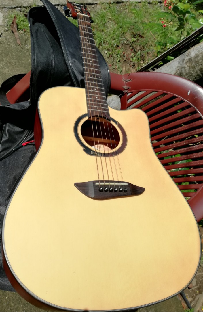 Imported Severo Acoustic Guitar w/ Fishman Sonitone Installed, Hobbies ...