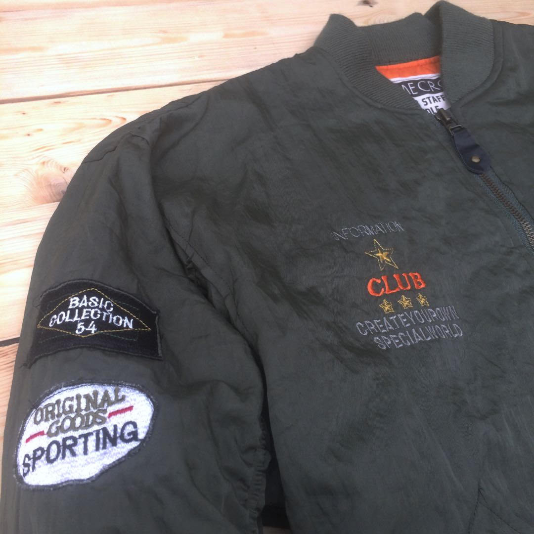 Jaket pilot bomber ma1 not alpha industries, Fesyen Pria, Pakaian di ...