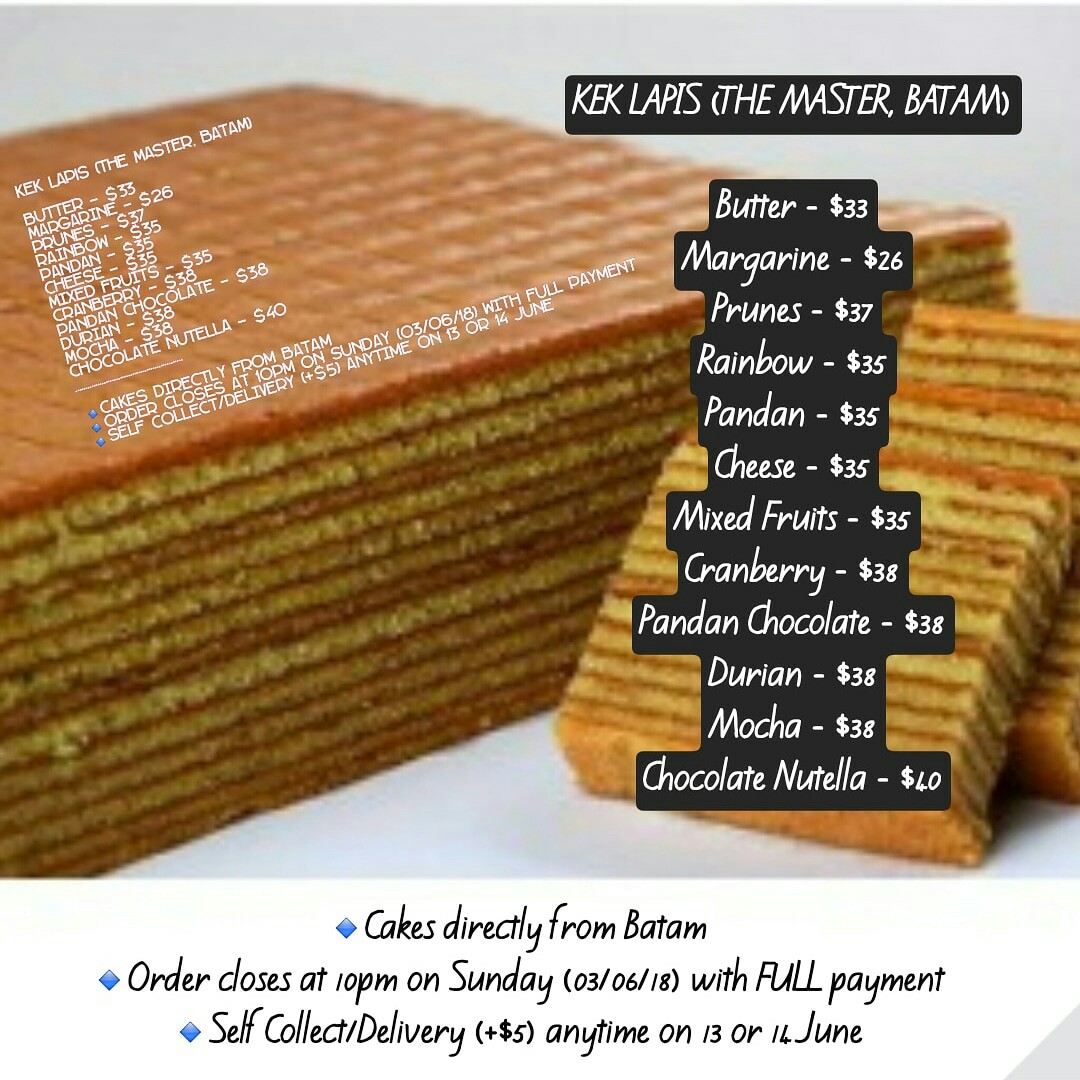 KUIH KEK LAPIS (THE MASTER, BATAM) , Food & Drinks, Homemade Bakes on ...