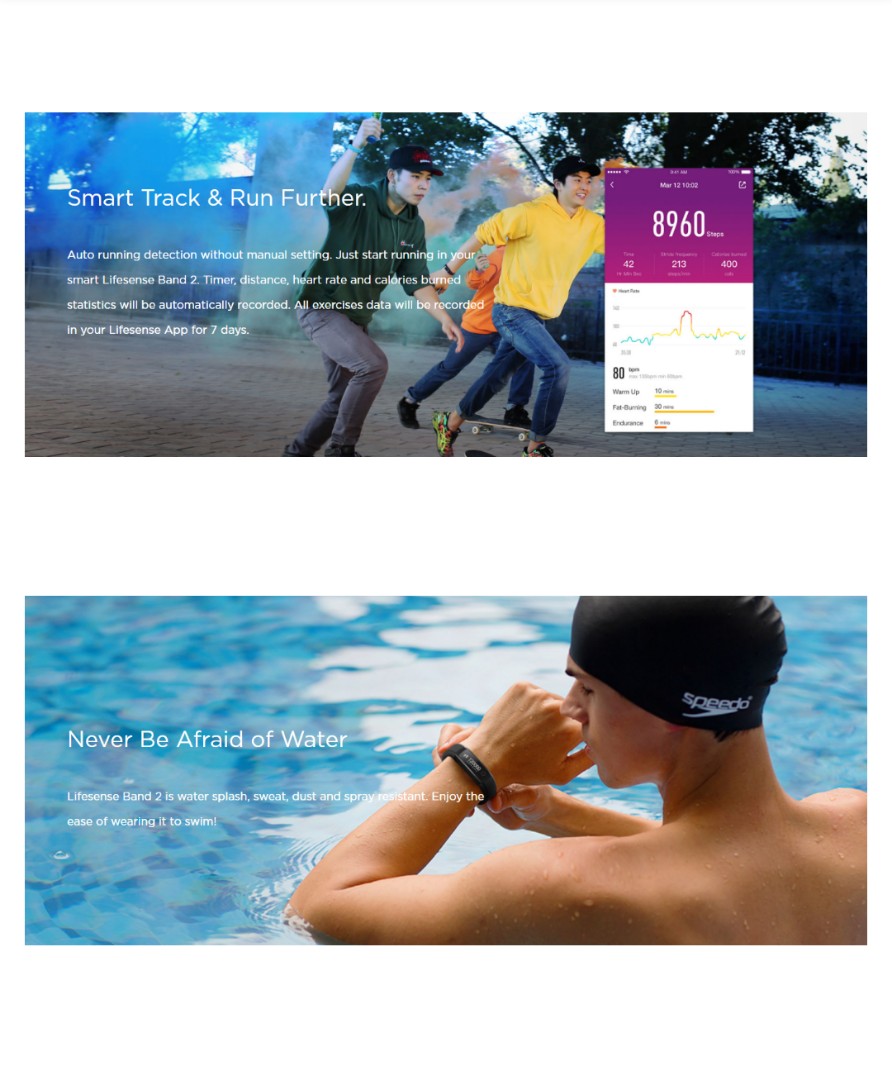 Lifesense Band 2S, Mobile Phones & Gadgets, Wearables & Smart Watches ...