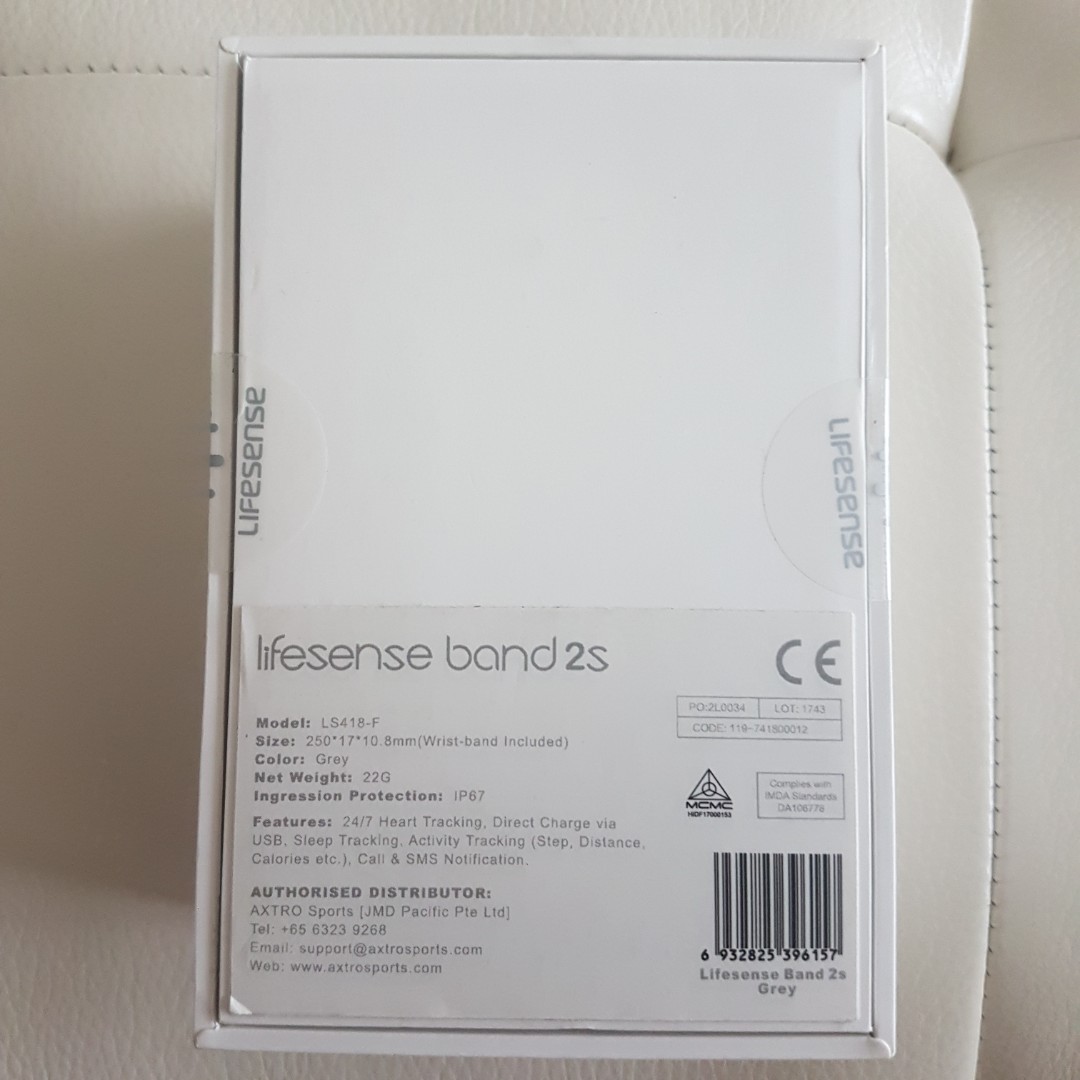 Lifesense Band 2S, Mobile Phones & Gadgets, Wearables & Smart Watches ...