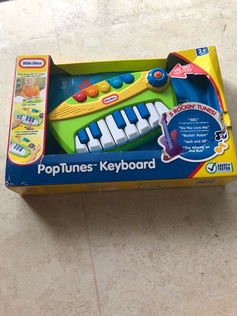 Little Tikes PopTunes Keyboard, Hobbies & Toys, Toys & Games on Carousell