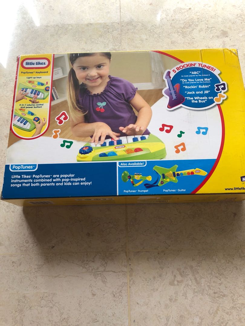 Little Tikes PopTunes Keyboard, Hobbies & Toys, Toys & Games on Carousell