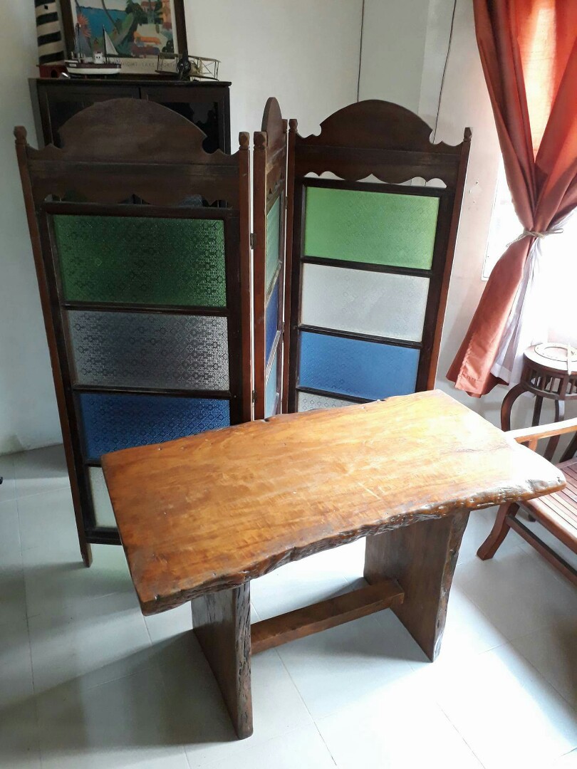 Molave table & divider, Babies & Kids, Baby Nursery & Kids Furniture ...