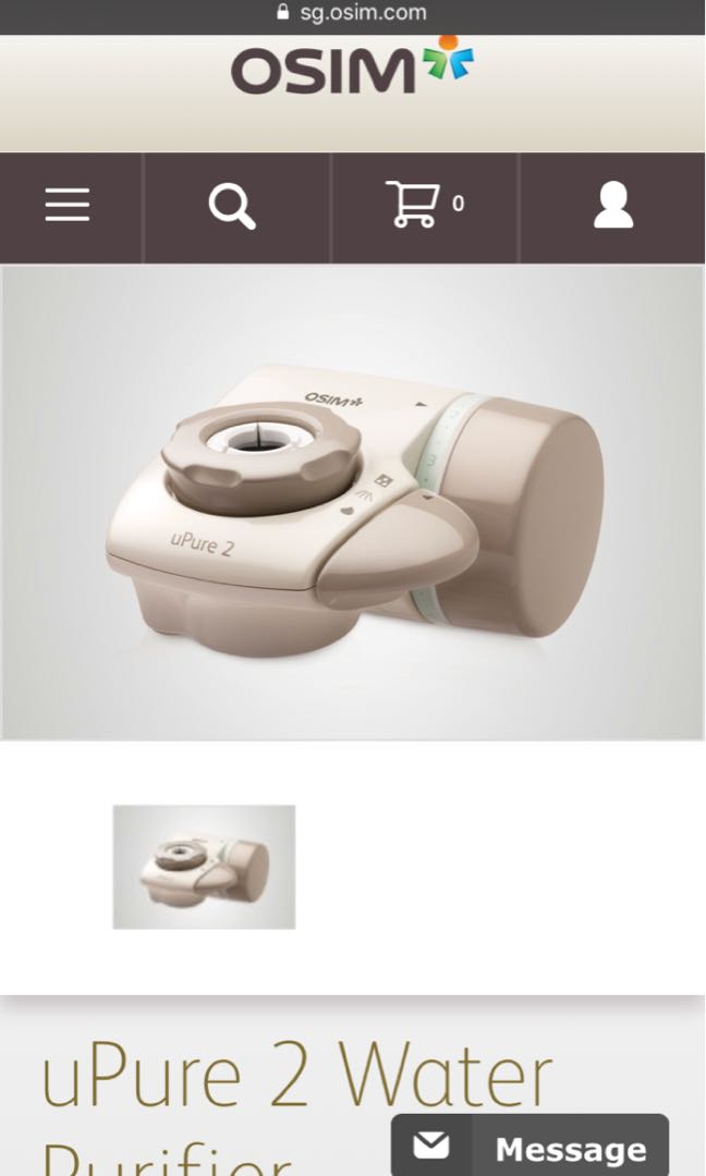 OSIM uPure 2 BNIB, TV & Home Appliances, Water Heater & Instant Showers ...