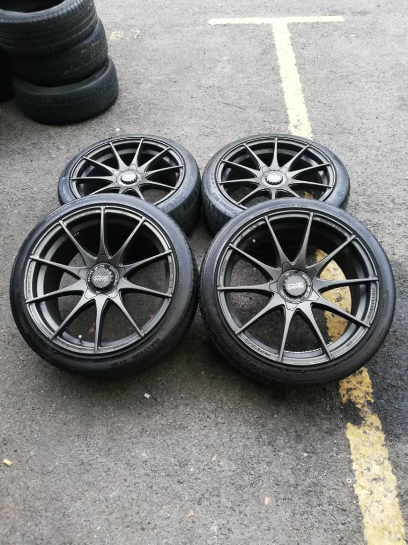 Oz racing formula HLT 18 inch sports rim volkswagen golf r tyre 70% ...