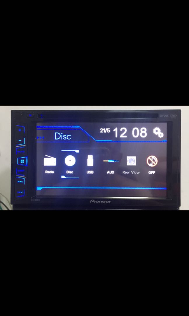 Pioneer AVH-185DVD In-Dash Double-DIN DVD Multimedia AV Receiver with 6 ...