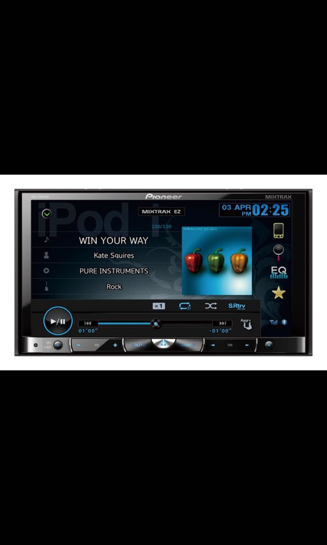 Pioneer AVH-P8450BT Car AV 4 Channel Bluetooth Receiver with Detachable ...