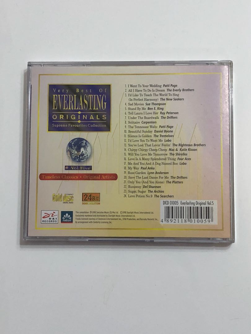 Very Best of Everlasting Originals Supreme Favourites Collection CD ...
