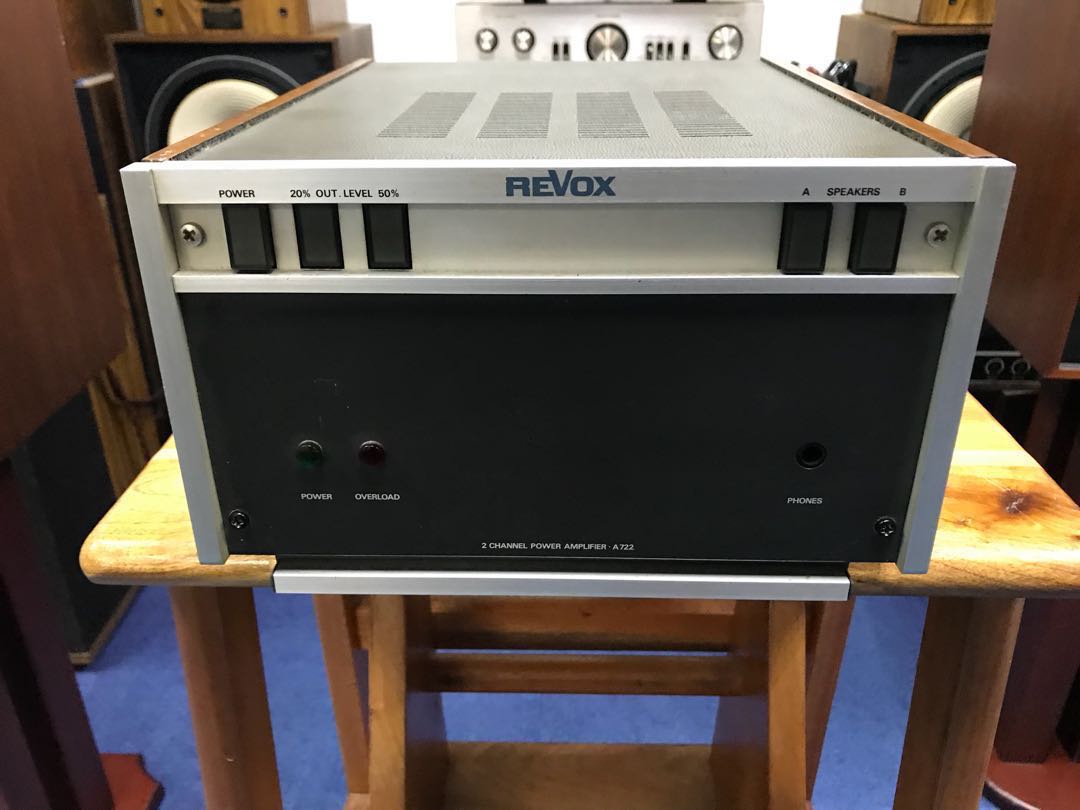 Vintage Revox A 722 Poweramp, Audio, Other Audio Equipment on Carousell
