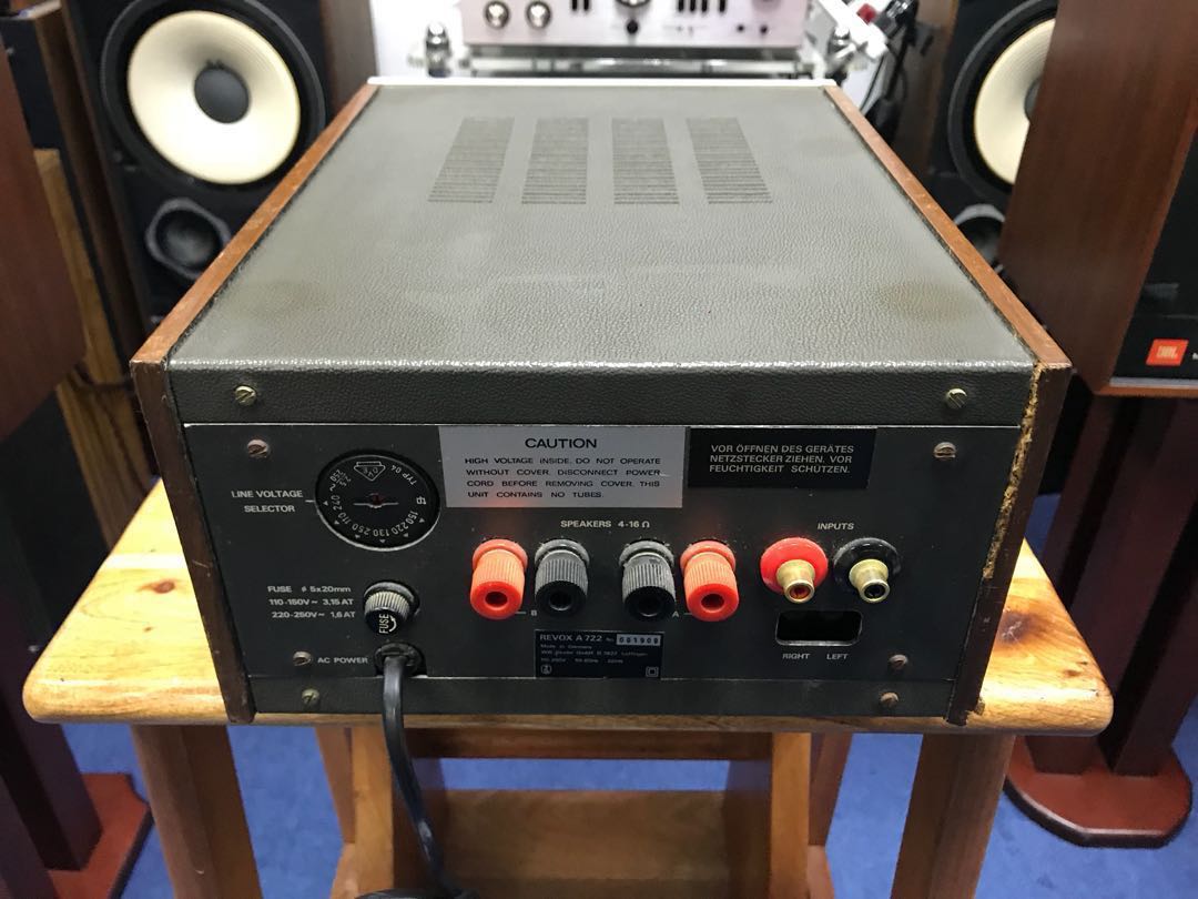 Vintage Revox A 722 Poweramp, Audio, Other Audio Equipment on Carousell