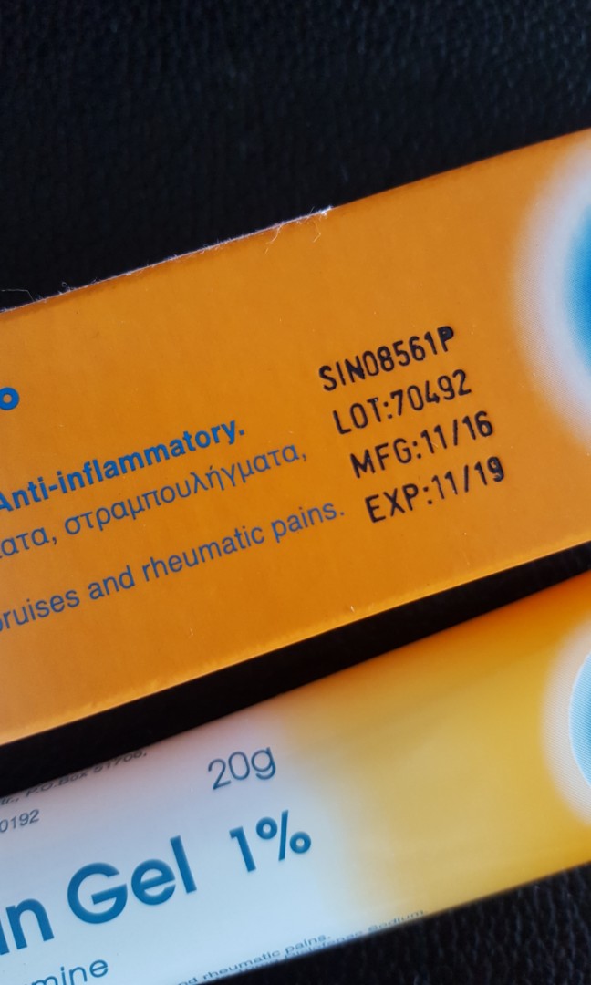 20g Remethan Gel 1% - analgesic, anti-inflammatory, Health & Nutrition ...