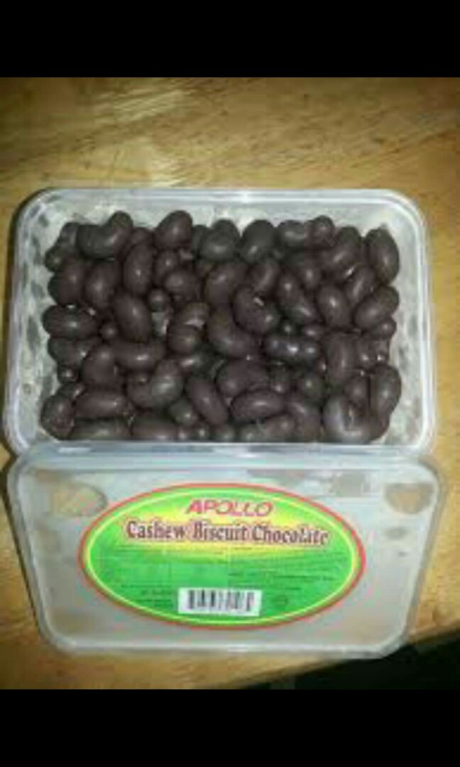 Apollo Cashew Biscuit chocolate, Food & Drinks, Homemade Bakes on Carousell