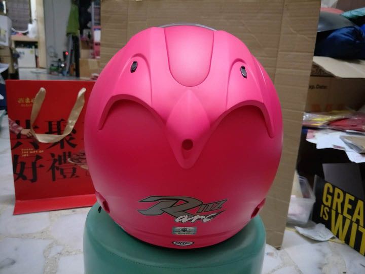 ARC RITZ PINK EDITION OPEN FACE HELMET, Motorcycles, Motorcycle Apparel ...