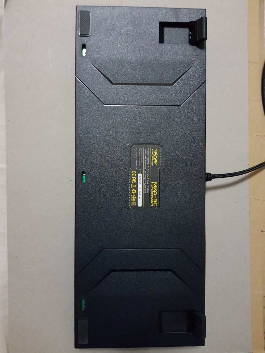 Armaggeddon MKA 3C mechanical keyboard w additional keycaps, Computers ...