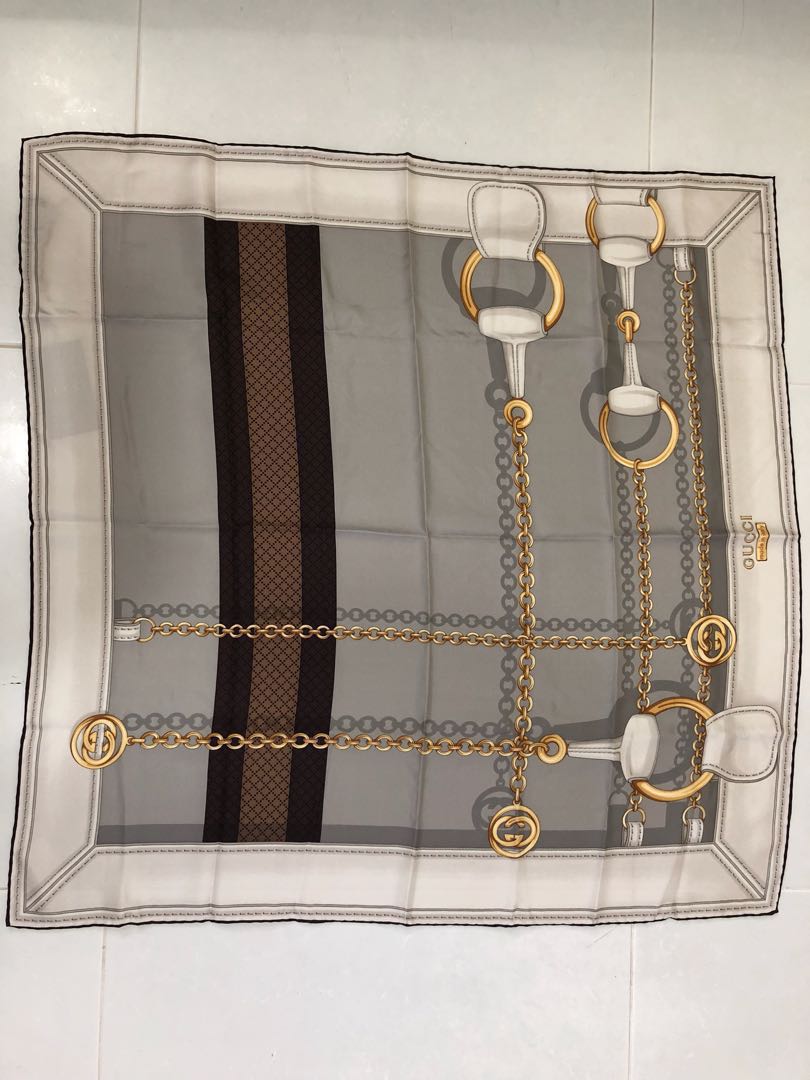 BN- Authentic GUCCI scarf, Luxury, Apparel on Carousell
