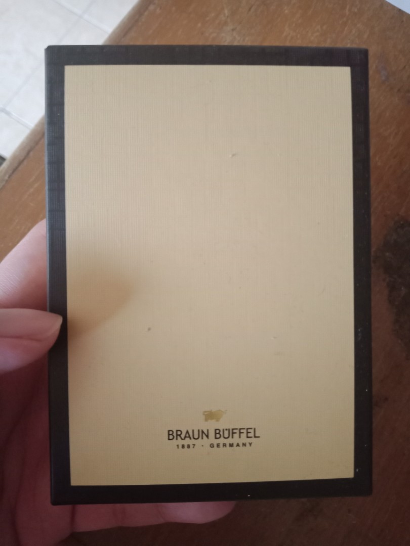 Braun buffel box, Luxury, Accessories on Carousell