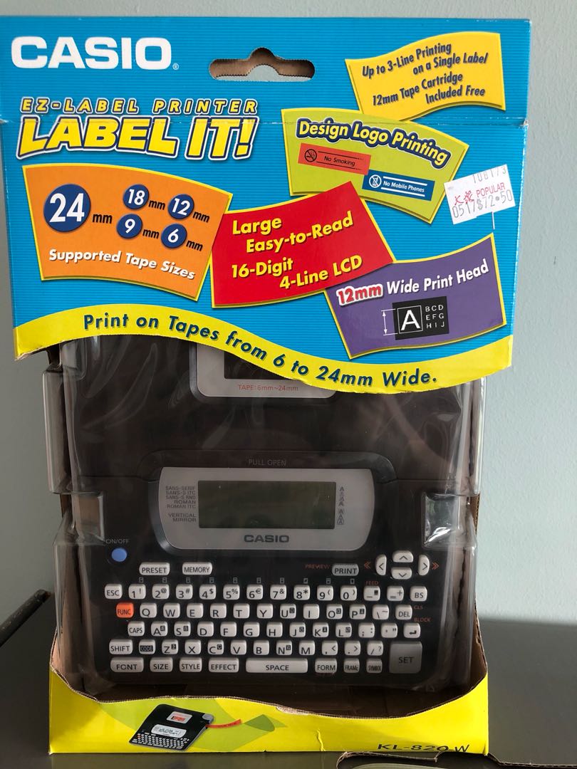 Casio Label Printer, Computers & Tech, Printers, Scanners & Copiers on ...