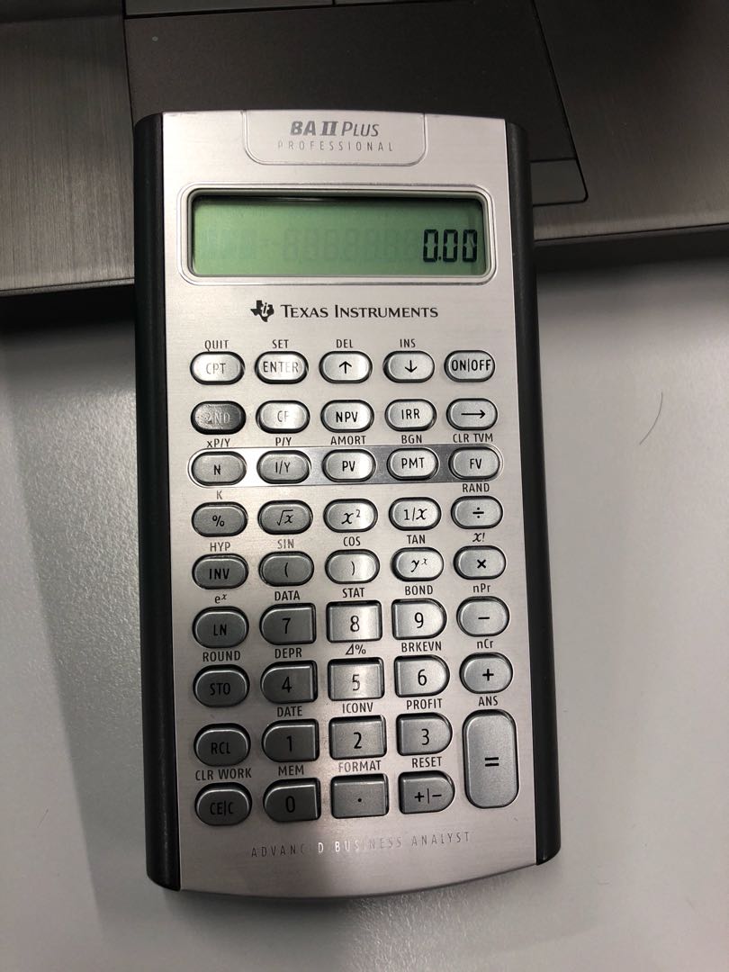 CFA Calculator BA II, Hobbies & Toys, Books & Magazines, Assessment ...