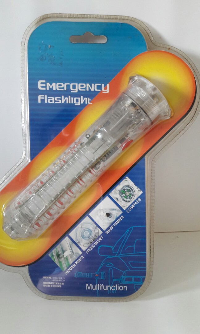 Emergency flashlight, Auto Accessories on Carousell