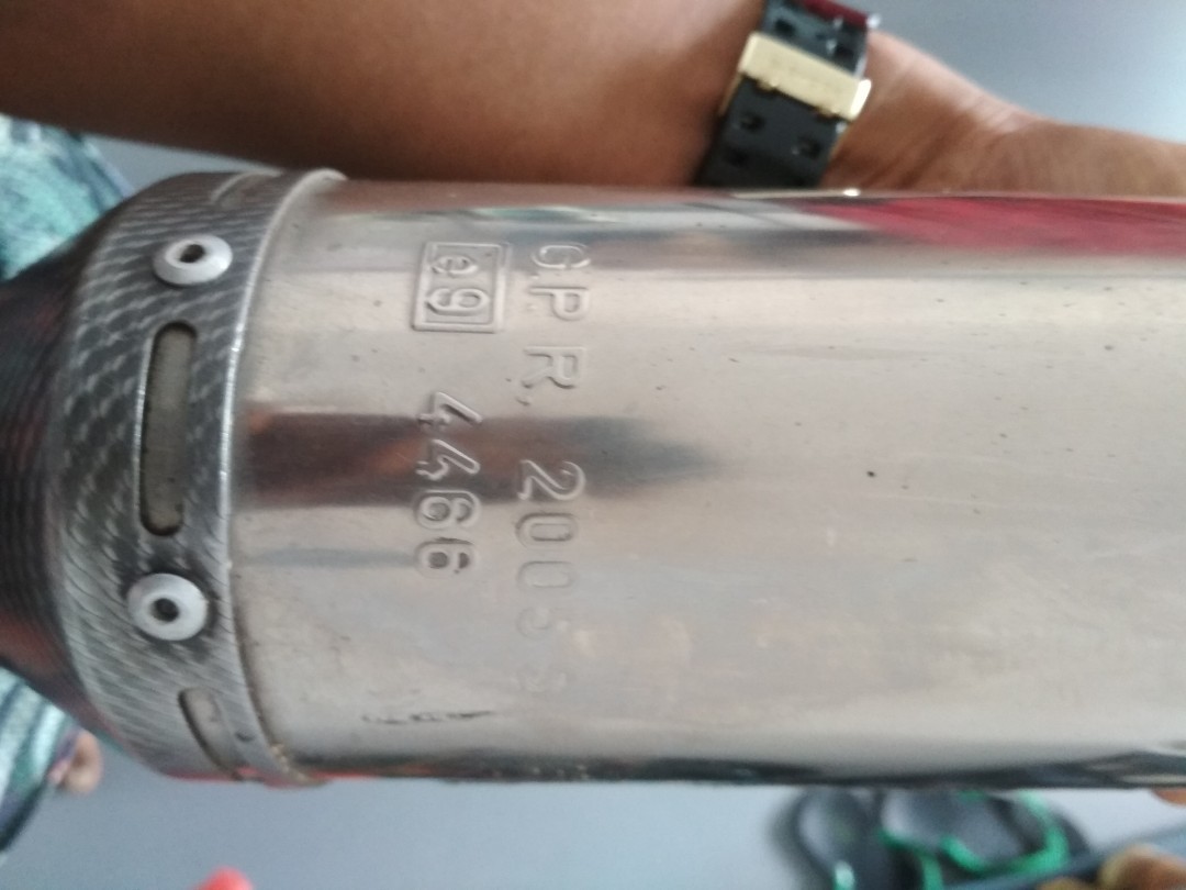 GPR pipe with CERT, Motorcycles, Motorcycle Accessories on Carousell